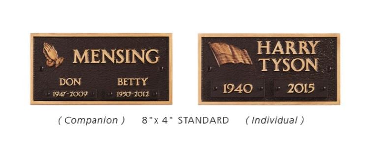 Niche and Crypt Plaques