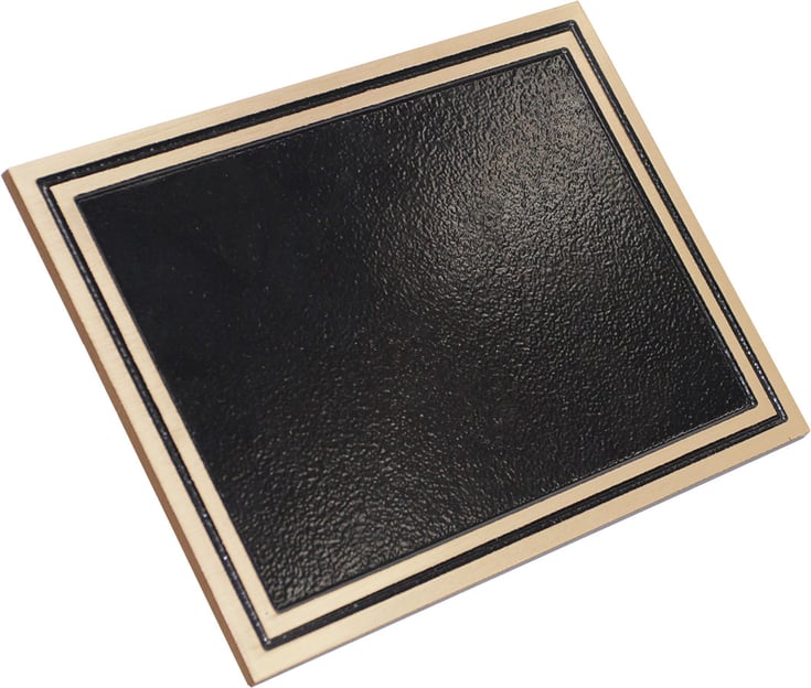 Cast Aluminum Plaque Blanks