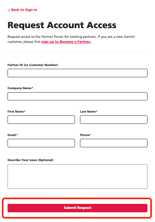 How to Request Access to Partner Portal