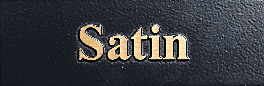 Standard Precision and Cast Plaque Finishes