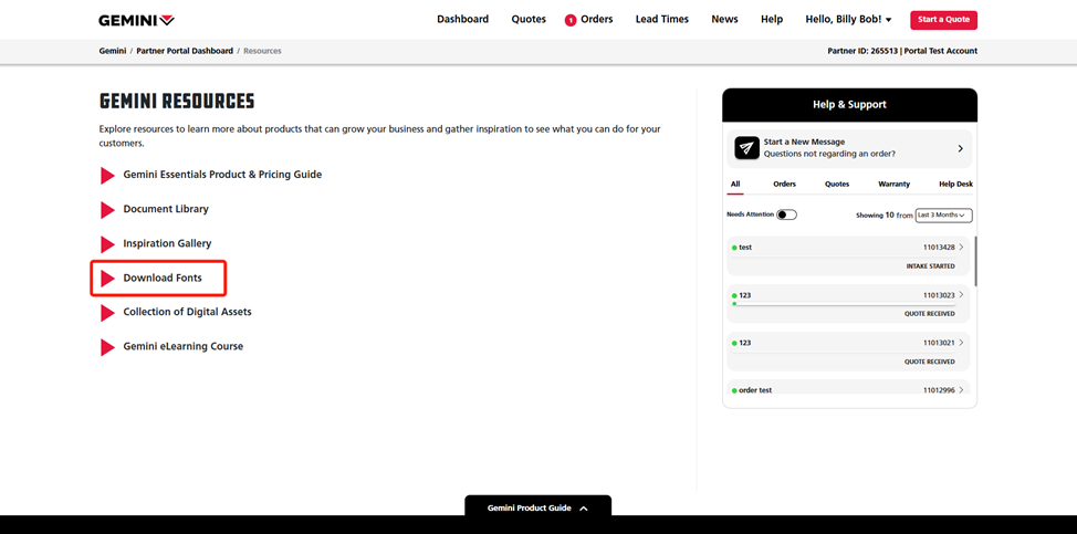 How to Download Gemini Standard Fonts